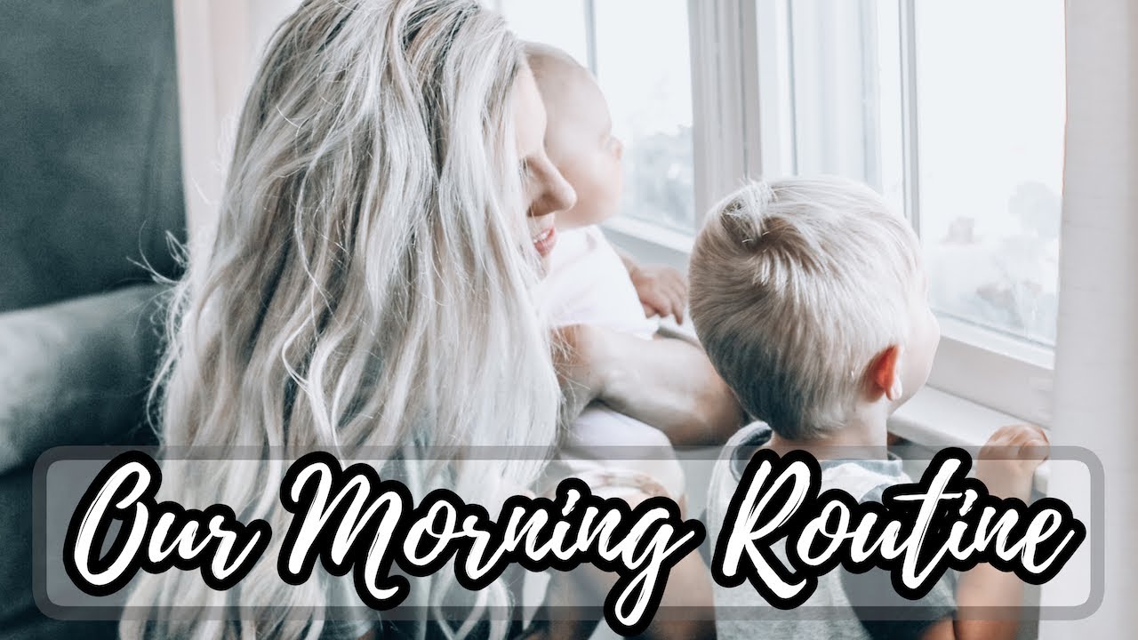 MORNING ROUTINE WITH 2 UNDER 2| SAHM MORNING ROUTINE - YouTube