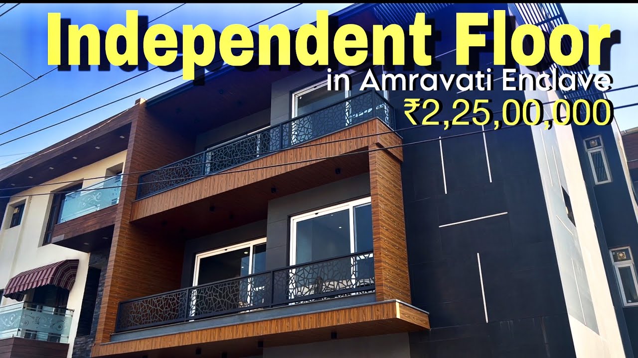 500 Gaj Independent floor in amravati enclave panchkula @2.25Cr* 📲 ...
