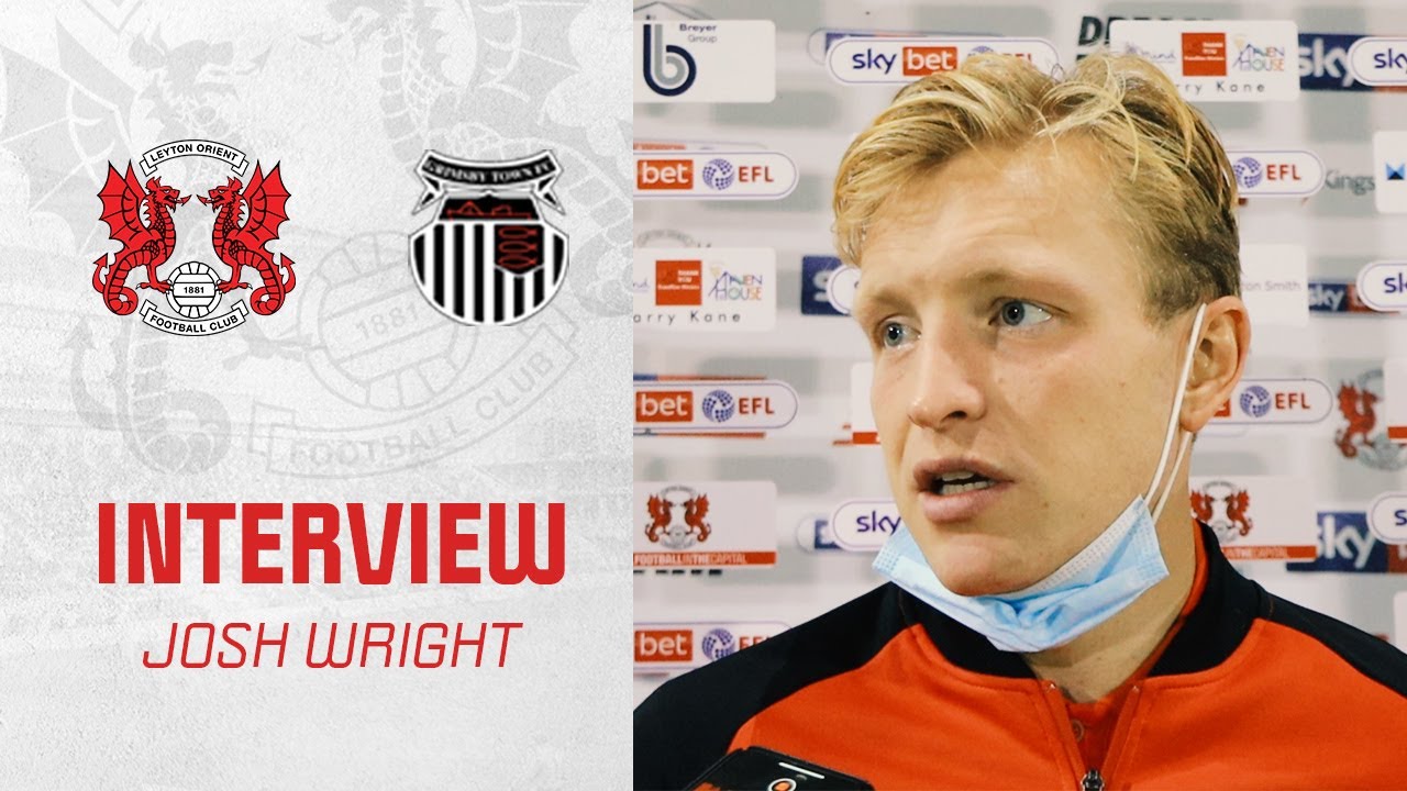 INTERVIEW: Josh Wright on frustration of late Grimsby Town defeat - YouTube