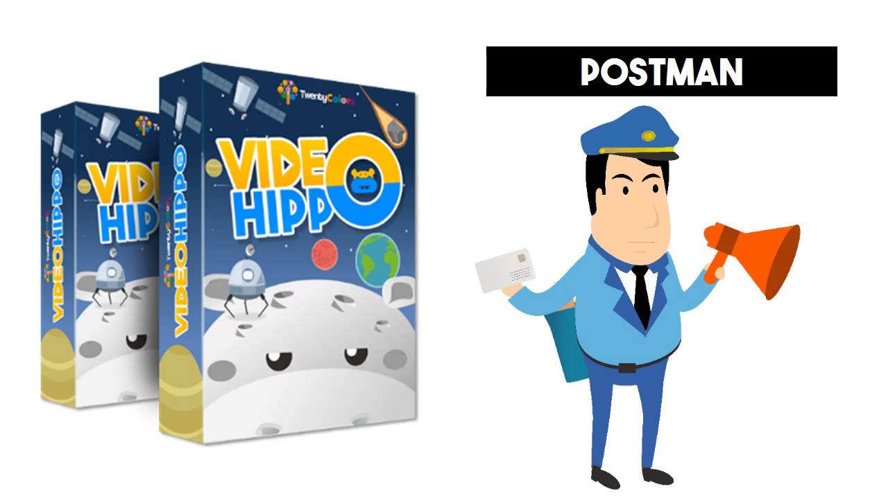 Animated Postman Character Preview - YouTube