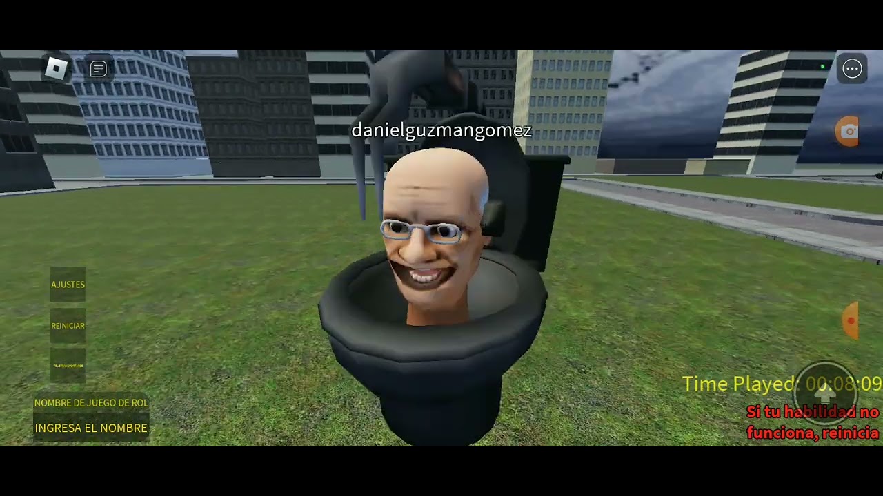 skibidi toilet roleplay probando skins parte 1 - YouTube