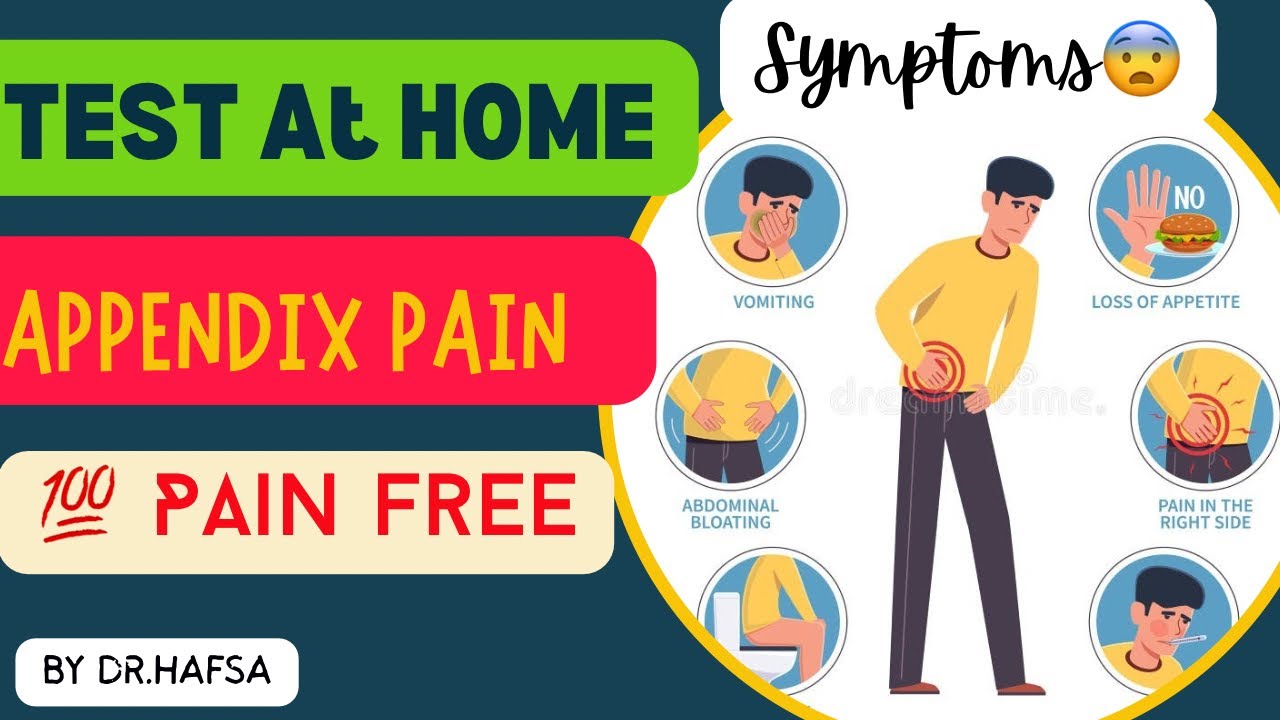Pain in Right Lower Abdomen😰|TESTS At HOME🤯|Appendicitis Causes ...