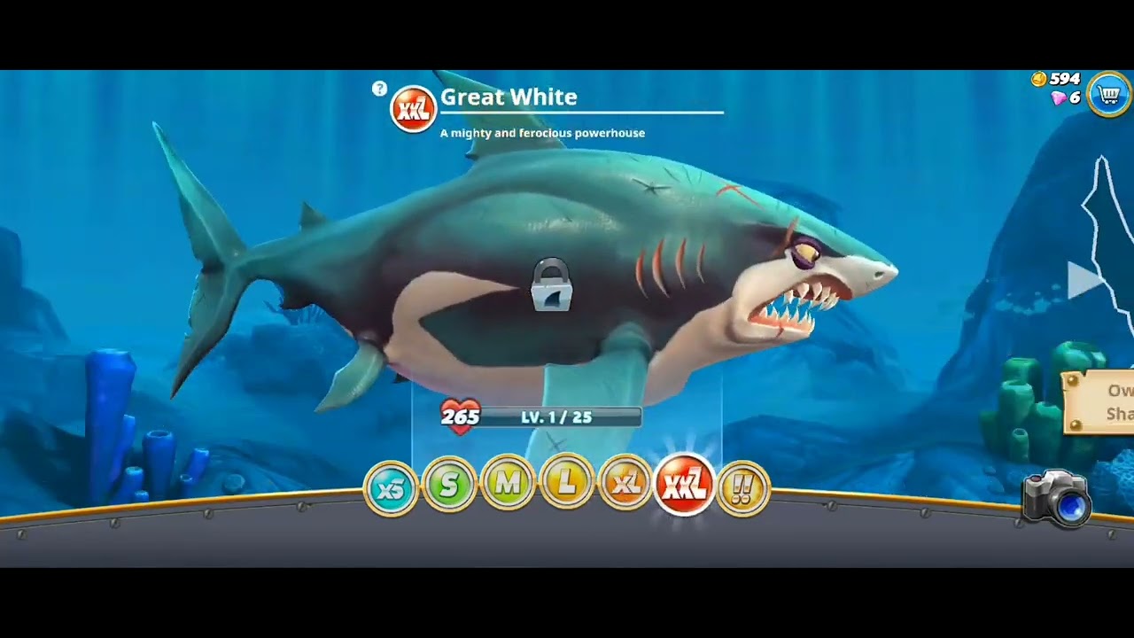 Playing hungry shark part 2 - YouTube