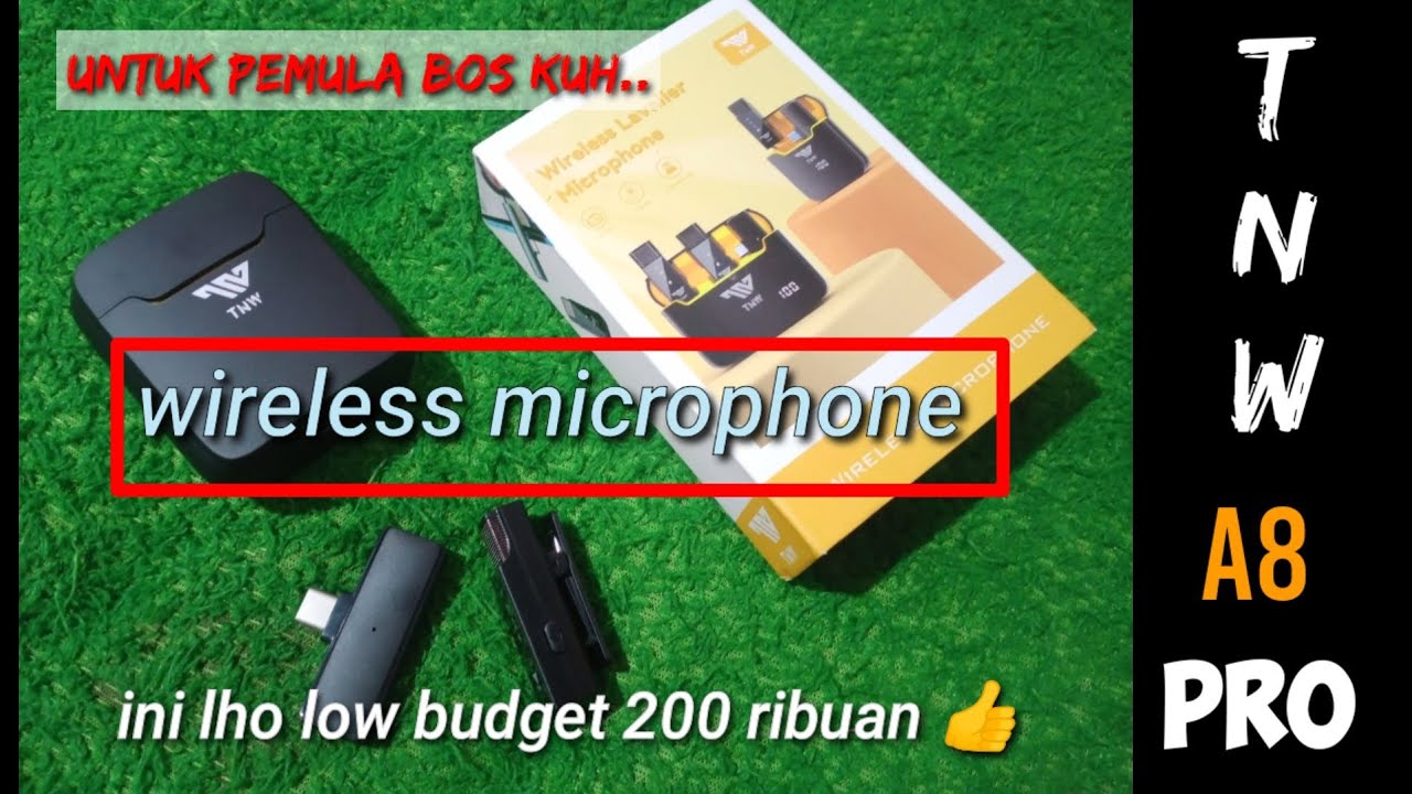 TNW A8 PRO WIRELESS MICROPHONE LOW BUDGET - YouTube