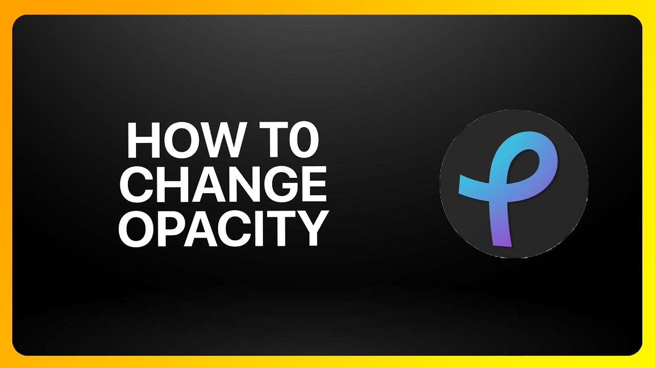 How To Change Opacity In Pixlr Tutorial - YouTube