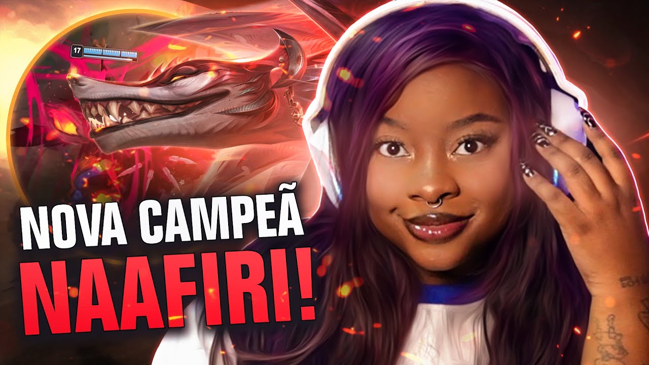 TUDO SOBRE A NOVA CAMPEÃ NAAFIRI! Skills, Gameplay e Mais! │ League of ...