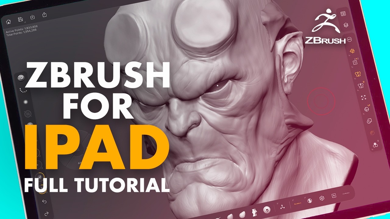 ZBrush for iPad for Experienced ZBrush Artists - YouTube