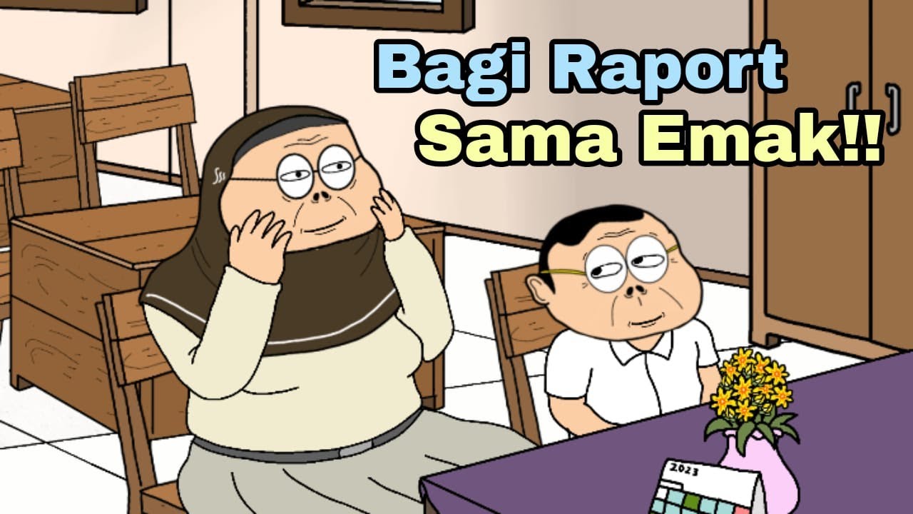 Ketika Bagi Raport Sama Emak - Animasi Doracimin - YouTube