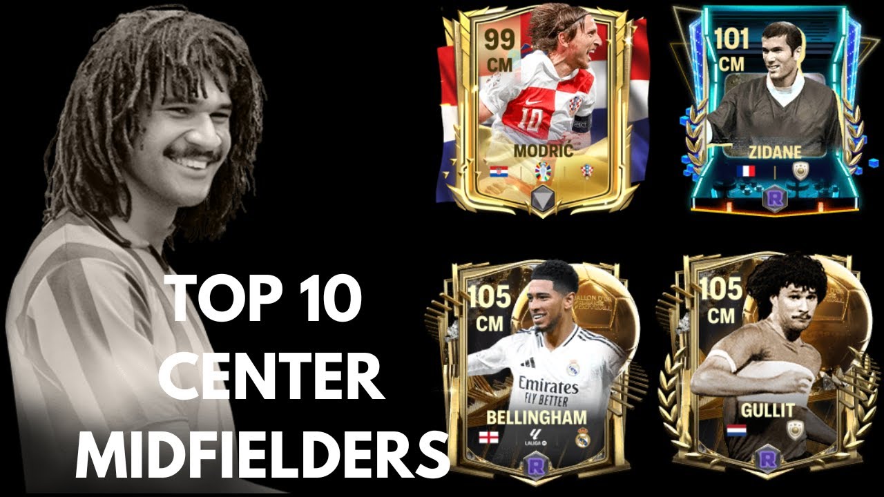 TOP 10 BEST CENTER MIDFIELDER IN FC MOBILE!! #fcmobile #youtube - YouTube