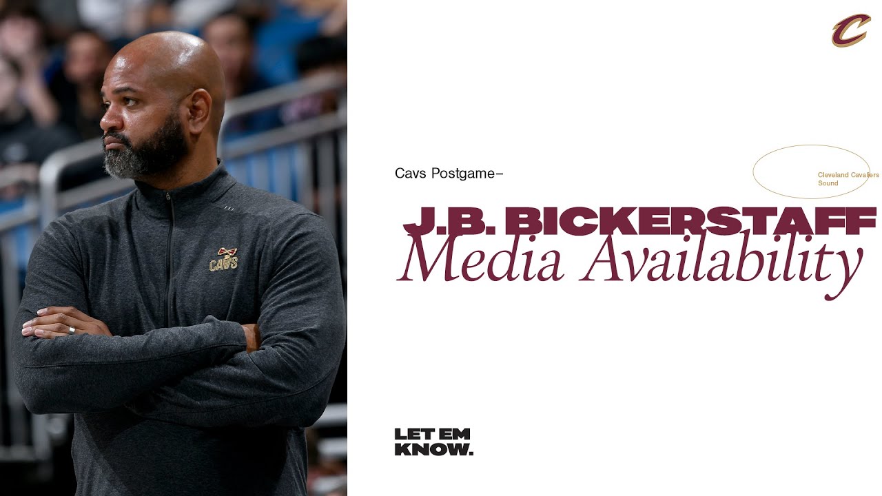Cavs at Magic Post Game: J.B. Bickerstaff - YouTube