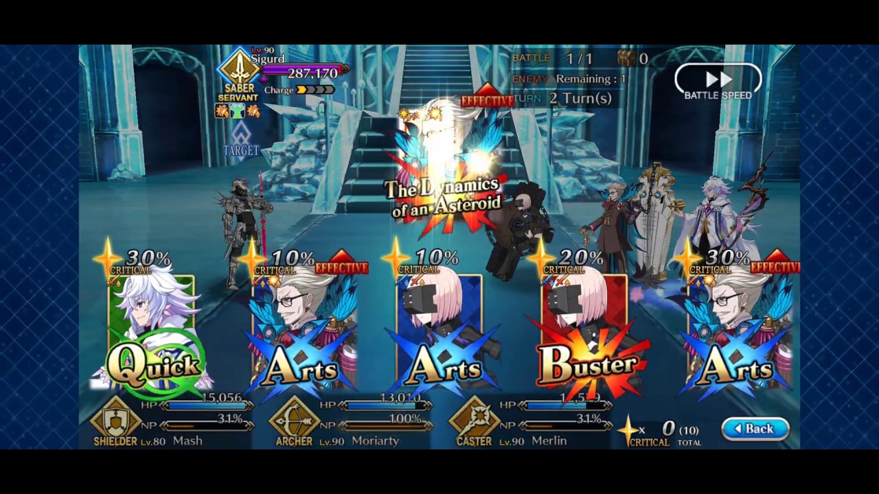 FGO NA - LB2 Sigurd 2nd Ascension battle - YouTube