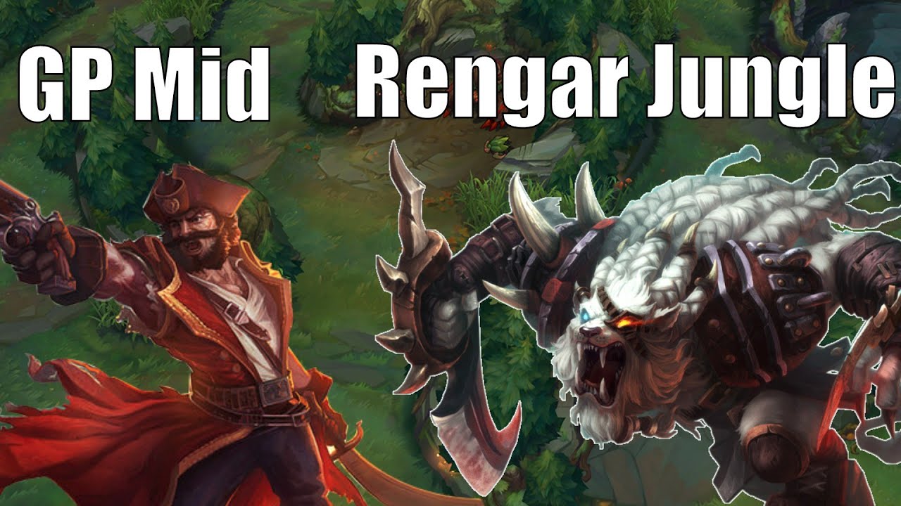 Rengar Jungle, Gangplank Mid - League of Legends Twitch Stream - YouTube