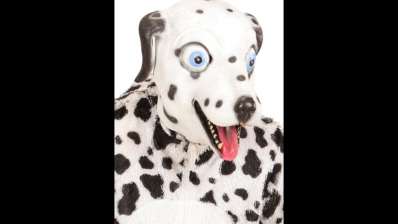 96641 - "DALMATIAN FULL HEAD MASK" - YouTube