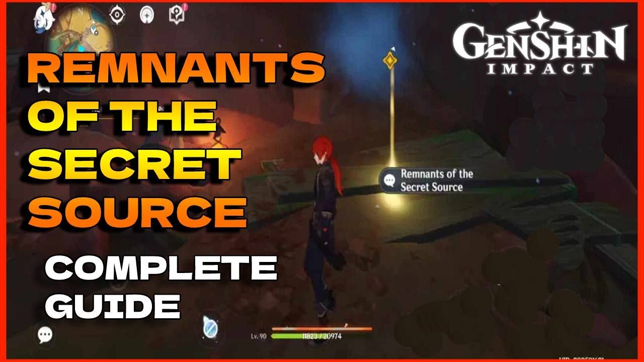 Remnants of the Secret Source | Beneath the Secret Source Genshin ...
