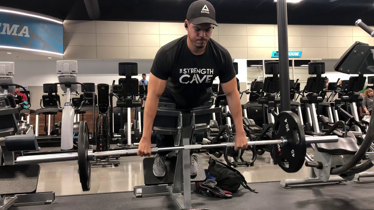 Back Extension Barbell Rows - YouTube