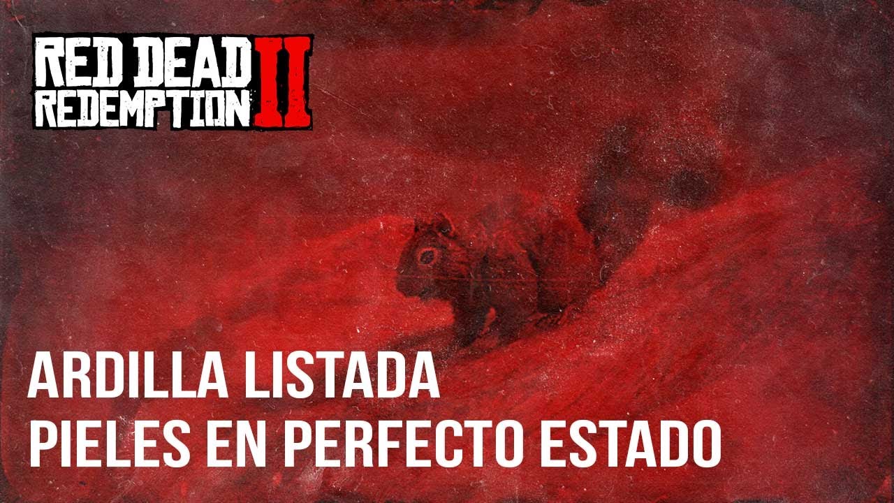 Red Dead Redemption 2 - Ardilla Listada Piel en Perfecto Estado - YouTube