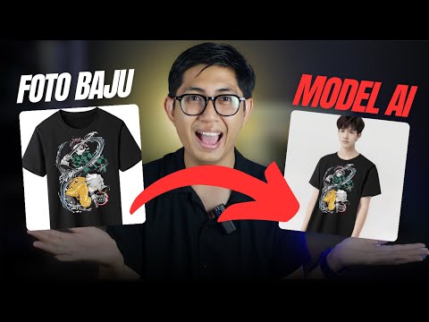 Cara Foto Produk Baju Pakai Model AI
