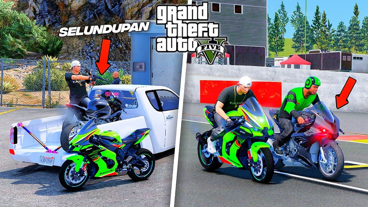 Misi Epic Mencuri MOTOR MOGE LANGKA Selundupan Gang Motor - GTA 5 MOD ...