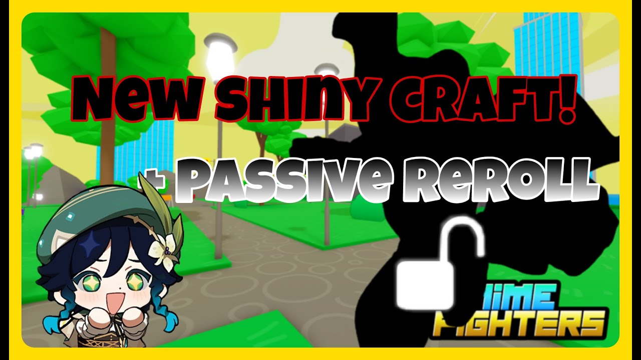 Shiny Craft Unlocked! + OP PASSIVE | Roblox | ANIME FIGHTERS SIMULATOR ...