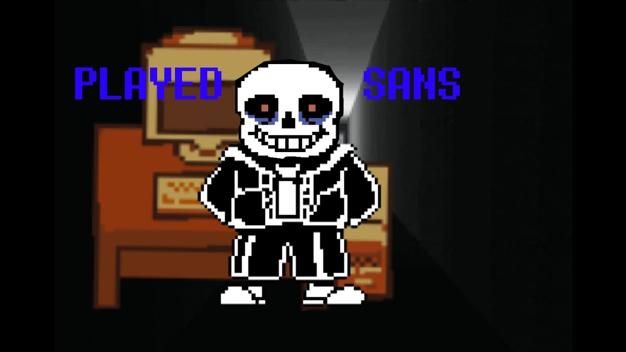 Undertale: Played Sans - my au (animation april fools) - YouTube