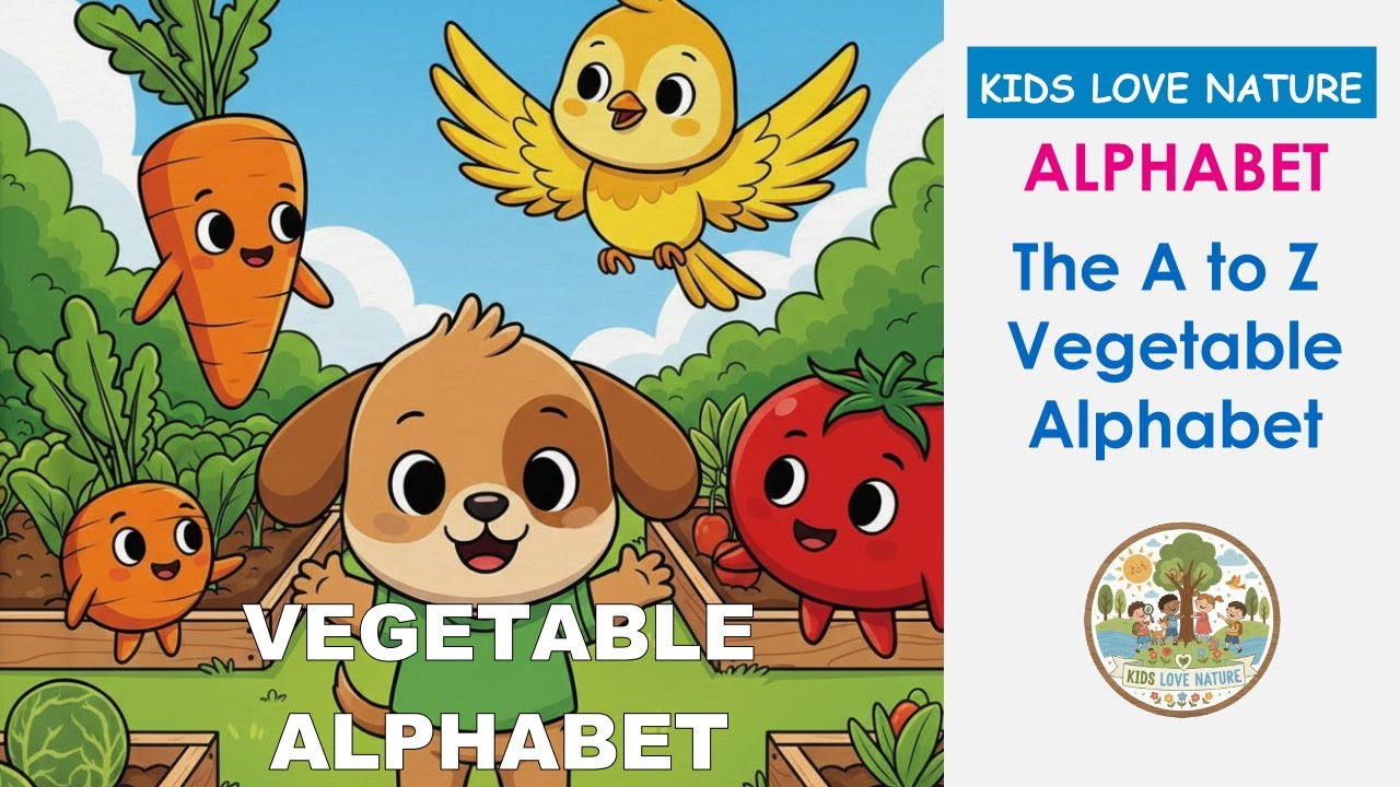 A-Z Vegetable Alphabet 🥦 | Learn ABCs & Healthy Veggies! | Fun Learning ...