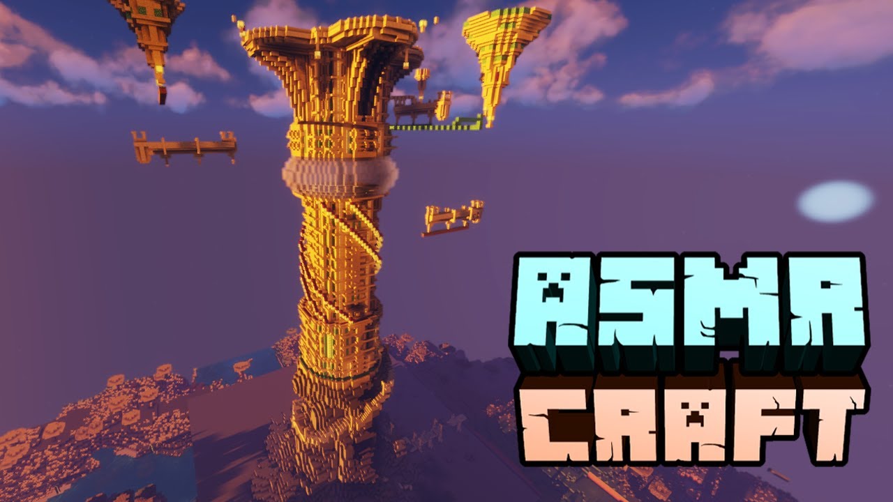 ASMRcraft! ⛏️ | The Biggest ASMR Minecraft Server in the WORLD 😴 | A 4 ...