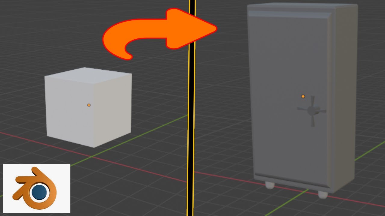 How to make a Safe | Blender Tutorial - YouTube