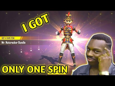 I got Mr Nutcracker bundle in one spin 😍😍😍😍|| #Newdiomandroyale - YouTube