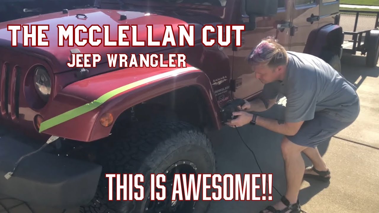 The McClellan Cut on JKU Fenders - YouTube
