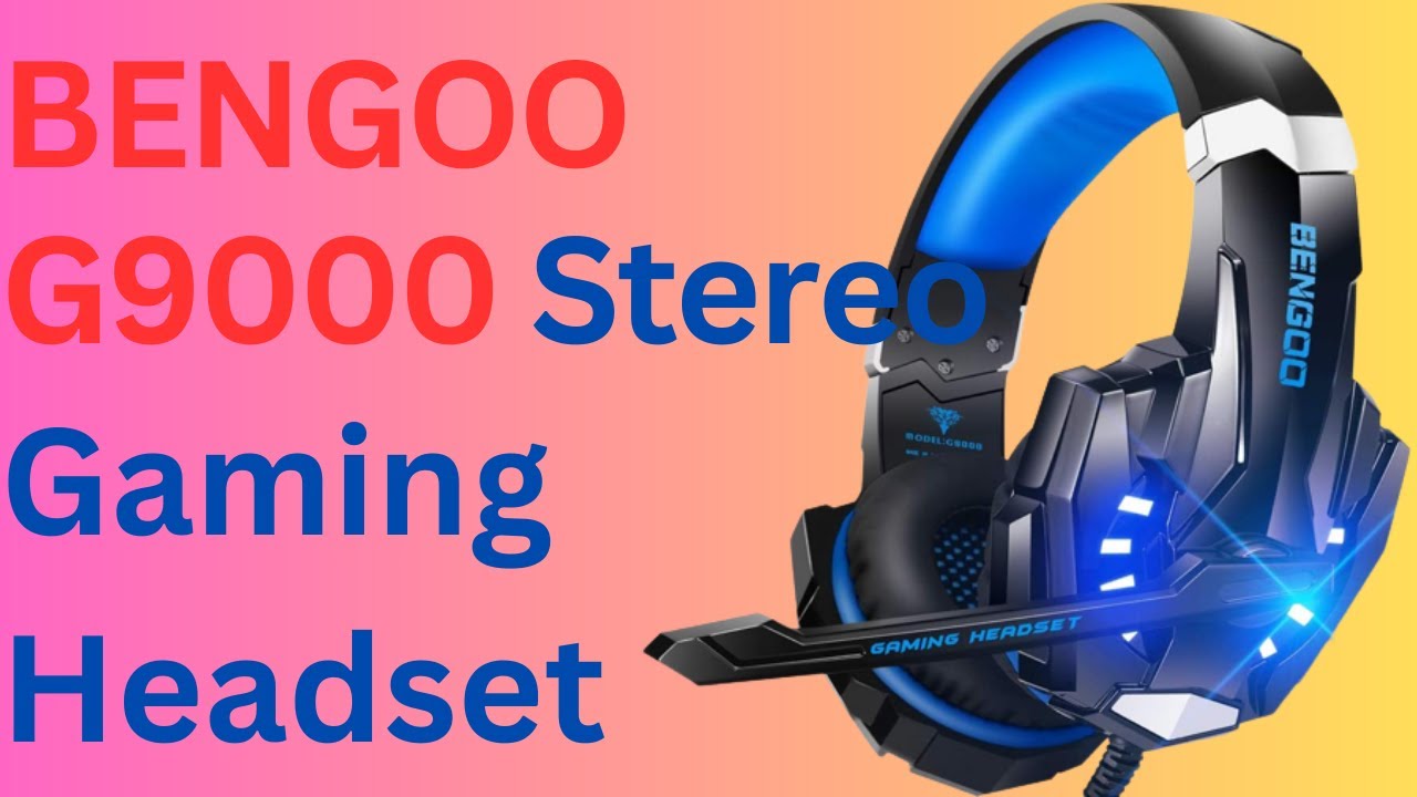 BENGOO G9000 Stereo Gaming Headset Review #headset - YouTube