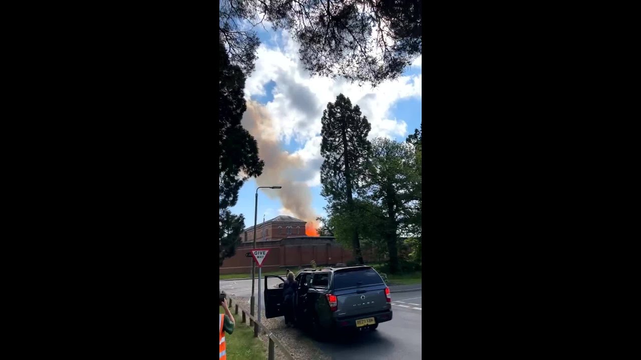 Fire at Broadmoor Psychiatric Hospital as Large Flames Seen Inside ...