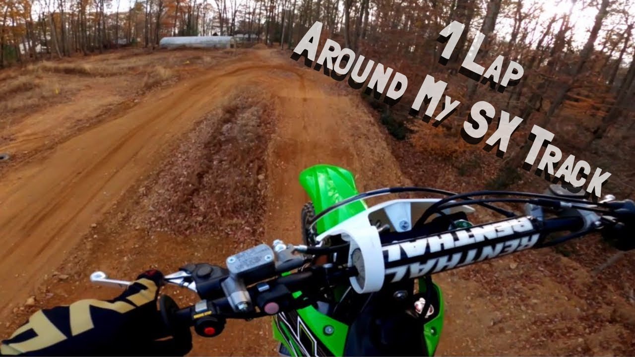 1 lap around my Supercross track! - YouTube