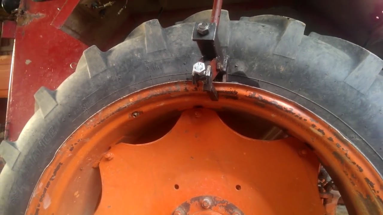 bead breaker tool - working on the tire without removing the wheel ...