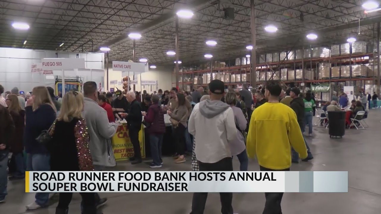Roadrunner Food Bank celebrates 2026 Souper Bowl - YouTube
