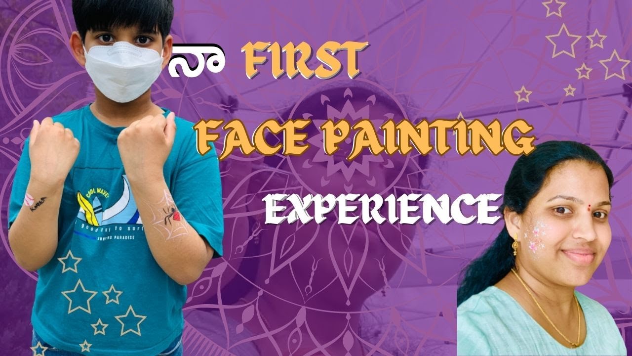 కొరియా లో నా Face Painting Experience | 😍ఎలా ఉందో చెప్పండి| My First ...