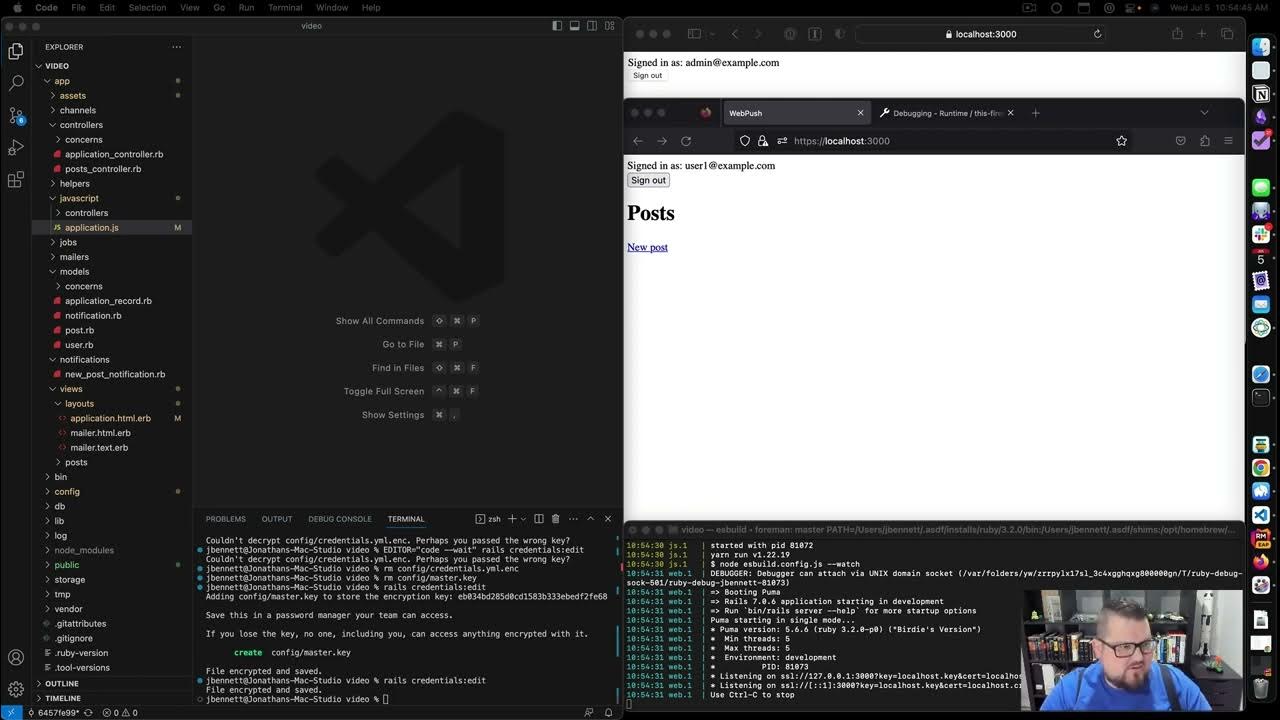 Rails Web Push Notifications - YouTube