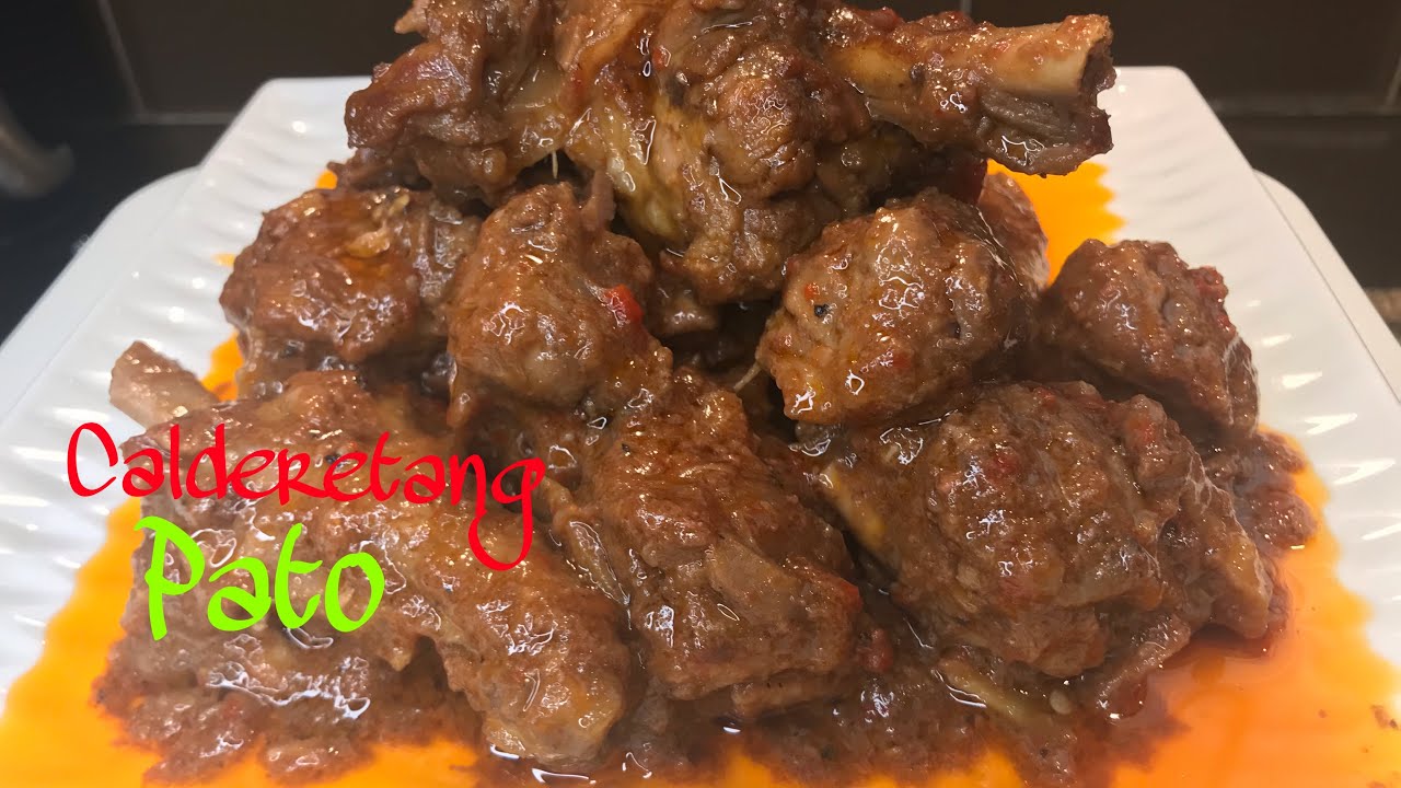 PANG PULUTAN CALDERETANG PATO (DUCK STEW) - YouTube