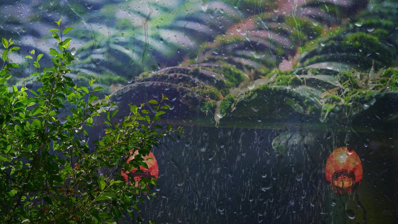 🔴 Soft Sounds of Rain, Relaxing Rain Sounds for Sleeping, Natural Rain ...