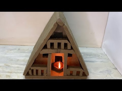 New CLAY art | How to make miniature triangles CLAY House - YouTube