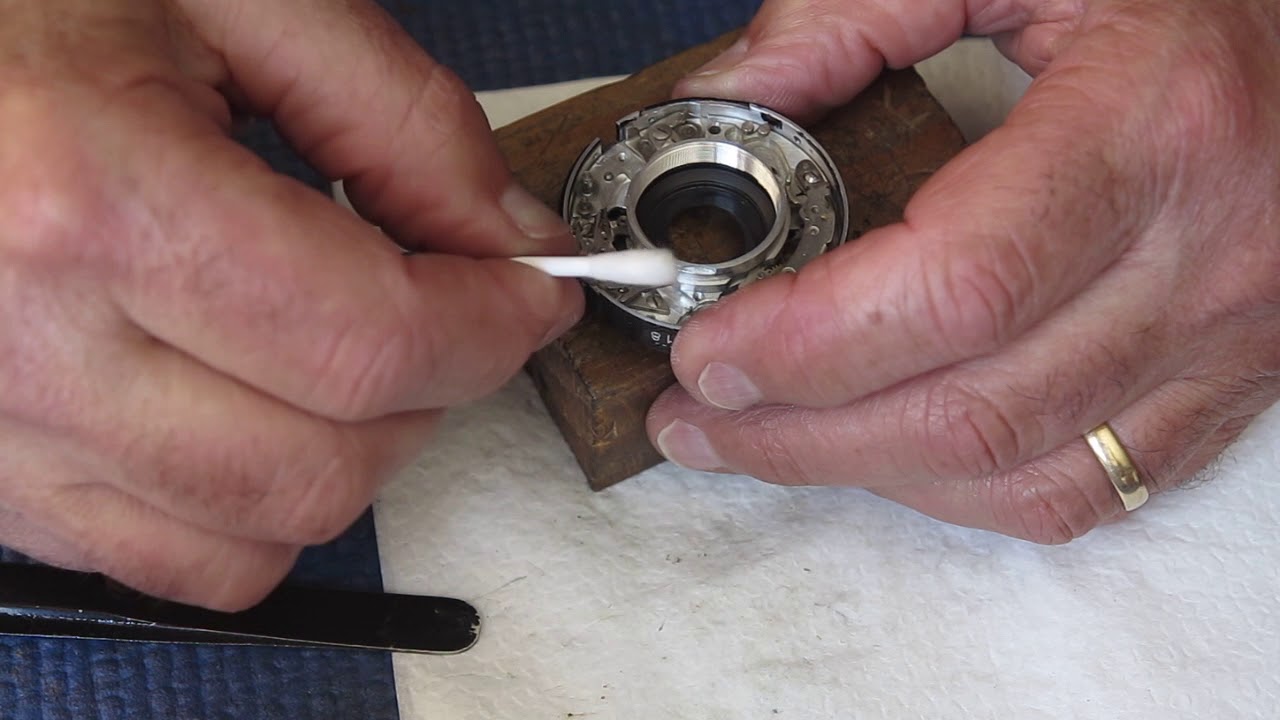 Compur-Rapid shutter service continued part three - YouTube