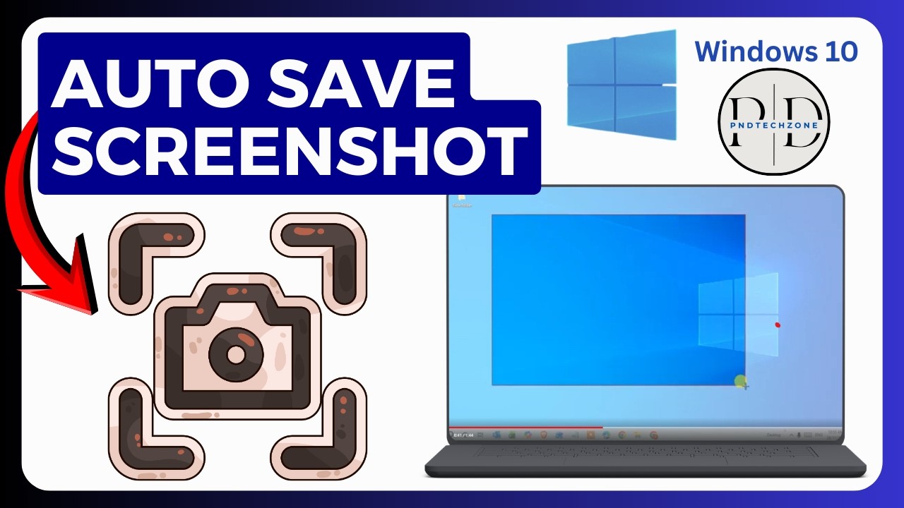 How To Auto Save Screenshots In Windows - YouTube