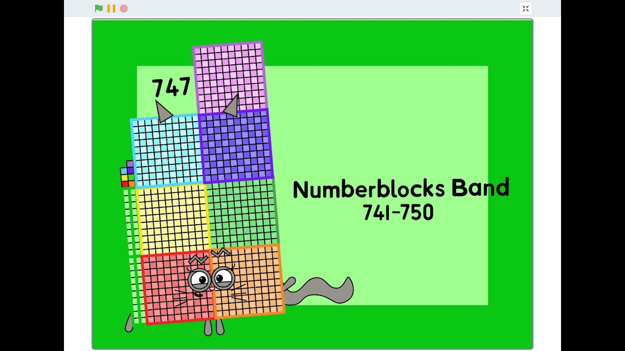 Numberblocks Band 741-750 (Reupload) - YouTube