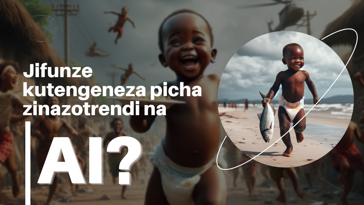 Jifunze kutengeneza picha za watoto zinazotrendi mtandaoni - YouTube