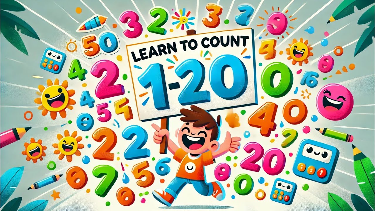 "Counting 1 to 20 in english for Kids | Fun Learning Video"||# ...
