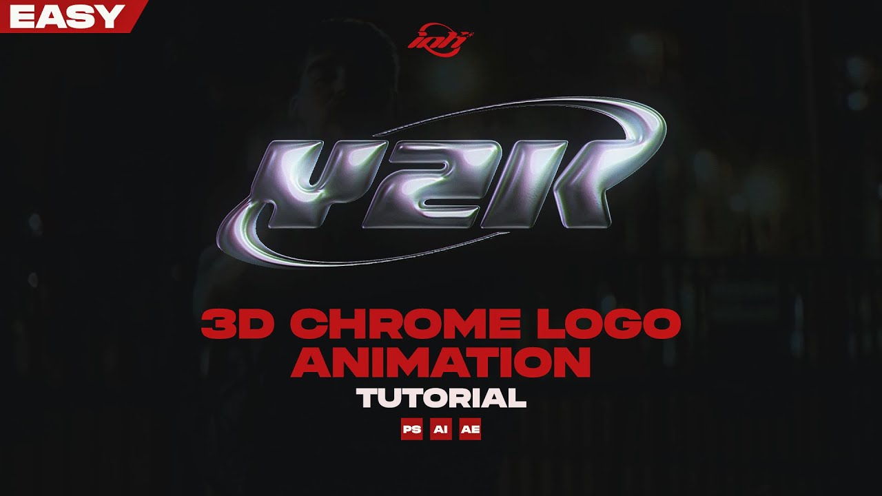 3D CHROME LOGO ANIMATION TUTORIAL (EASY) | Visualz Ink - YouTube