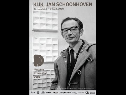 Exhibition at Museum Prinsenhof Delft about Jan Schoonhoven - on Oct 31, 2015 until Feb 14, 2016