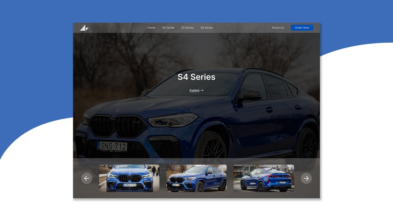 Landing Page Website Design using React Js | Figma to React Js | #001 ...