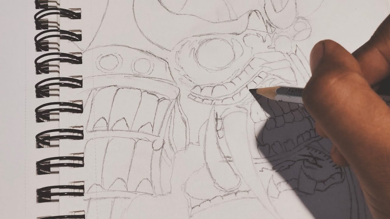 skull + samurai = sicko mode .how to draw skull #drawing #artwork # ...