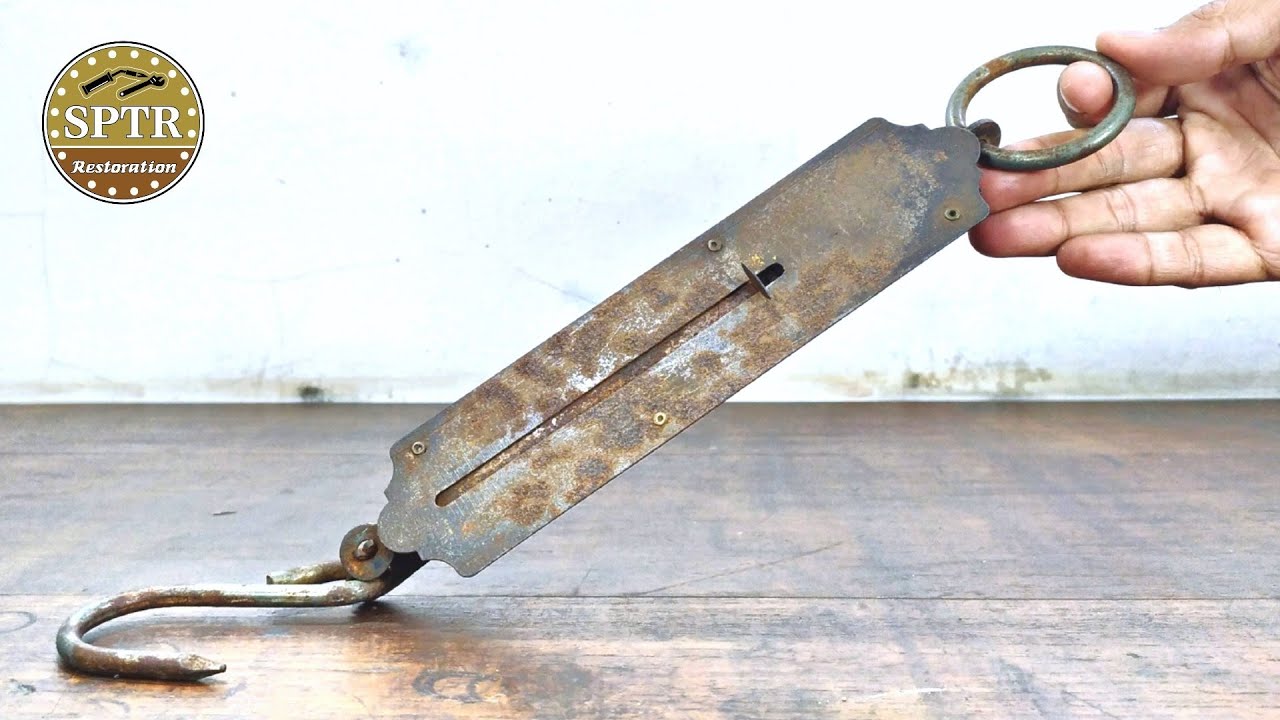 Old Rusty Antique Fish Scale Restoration | Perfect Restoration Awesome ...