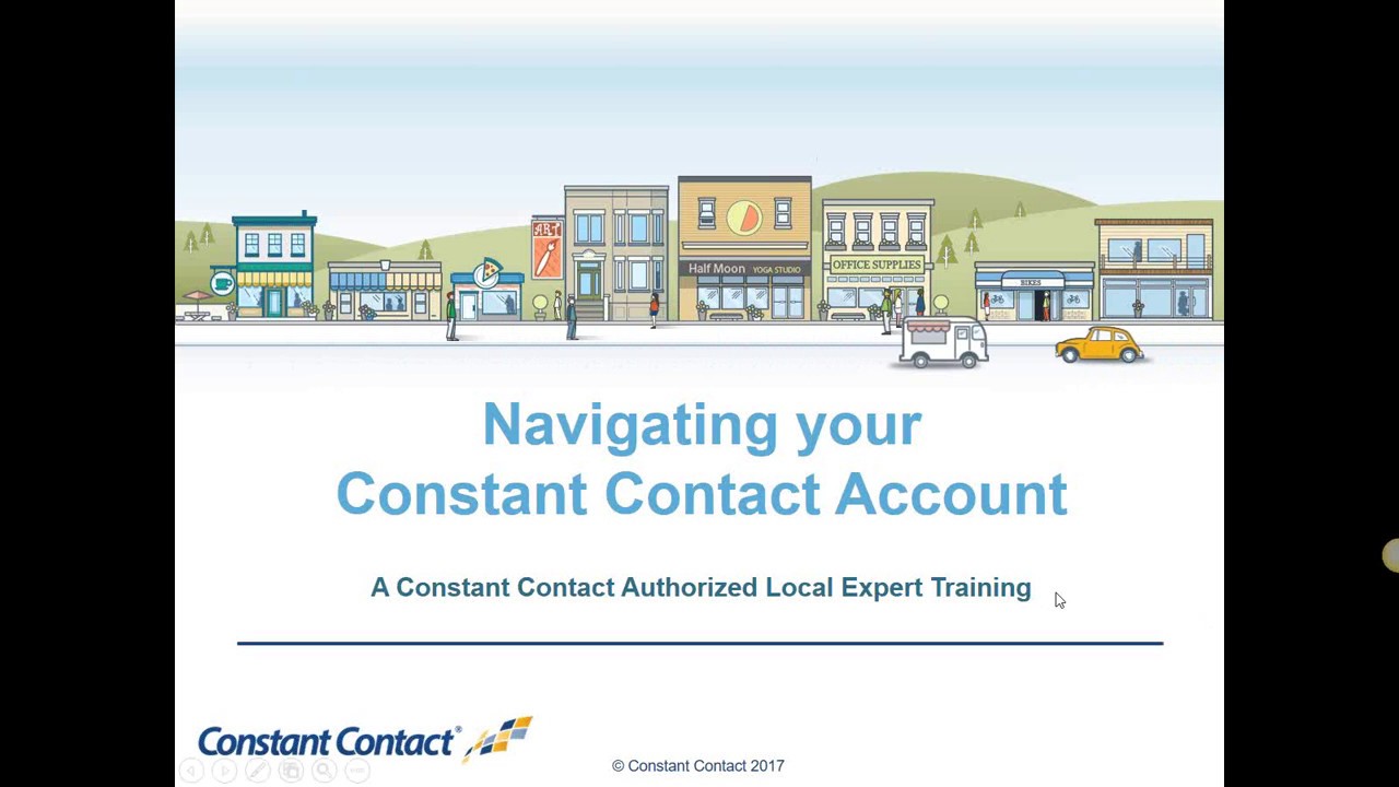 Navigating your Constant Contact account - YouTube